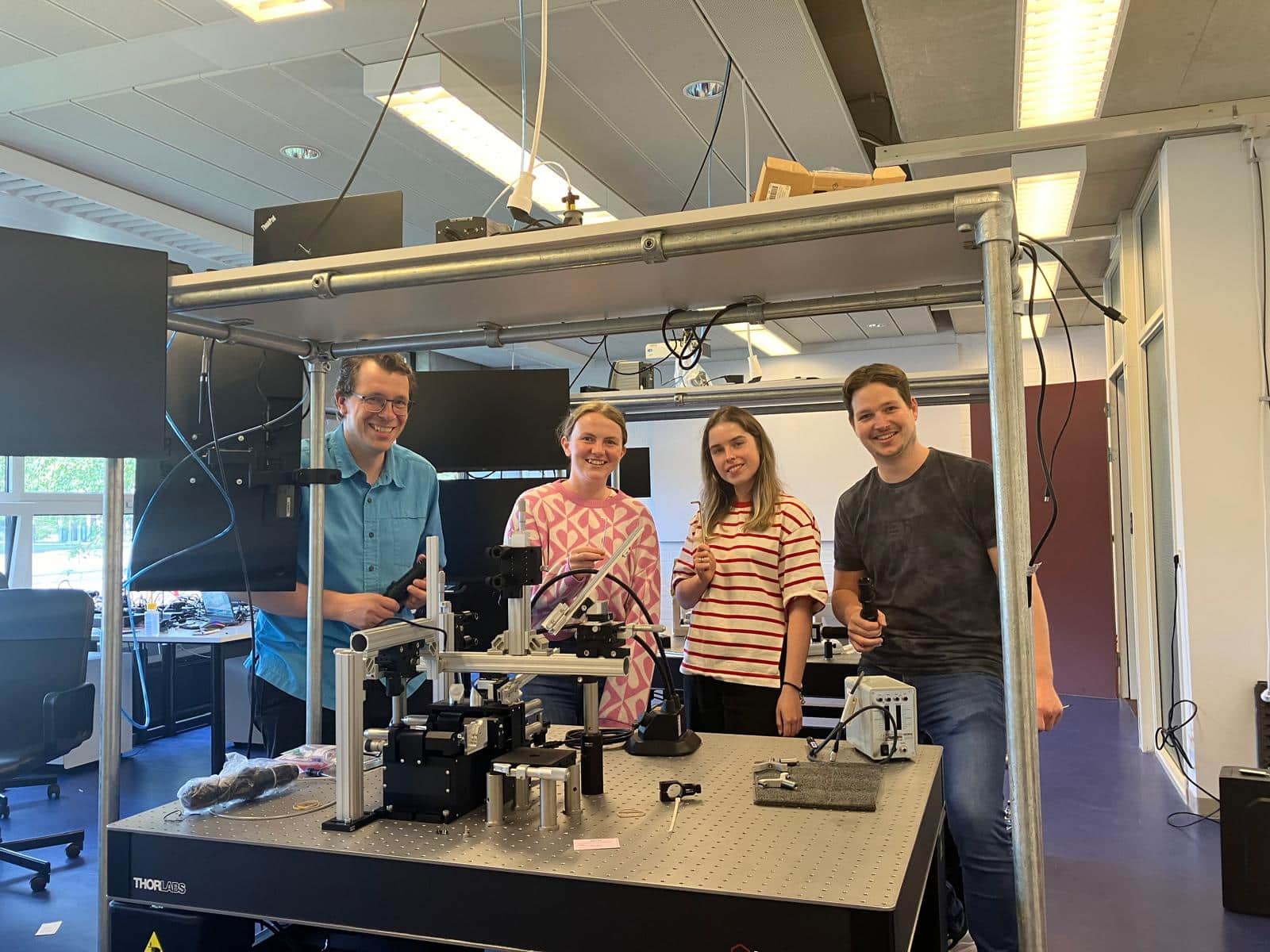 MicroAlign's new R&D and assembly lab